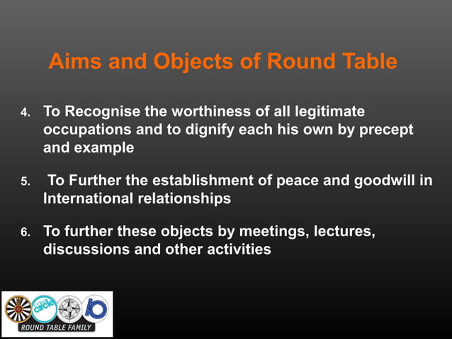 Round Table history | PPT