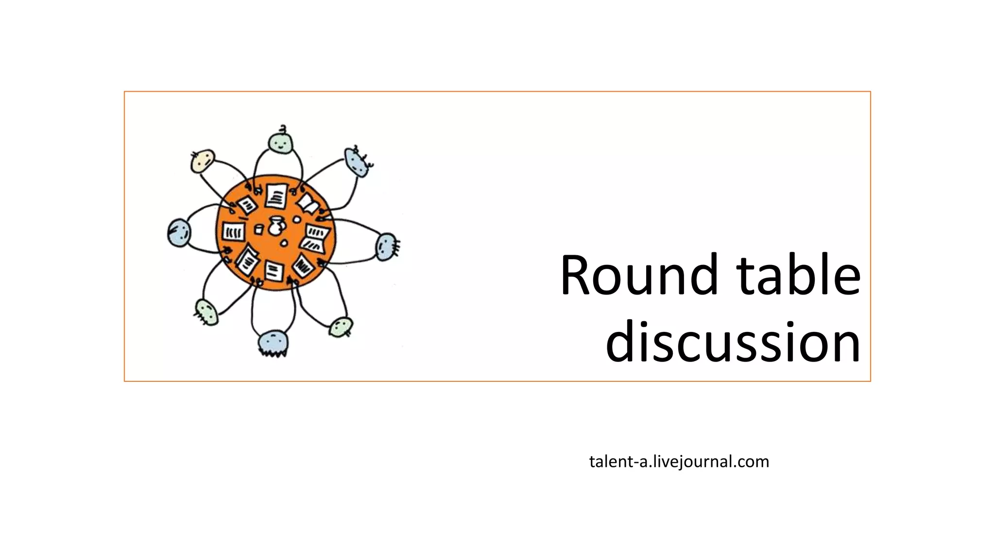 Round tables | PPTX