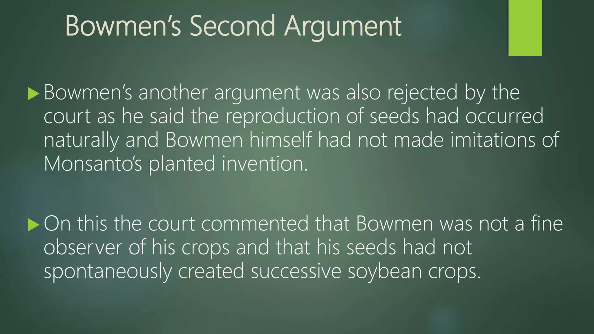 Roundup Ready Soybean Controversies | PPTX