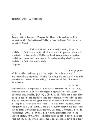 ROUND WITH A PURPOSE PURPOSEFUL HOURLY ROUNDING AND THE IMP.docx