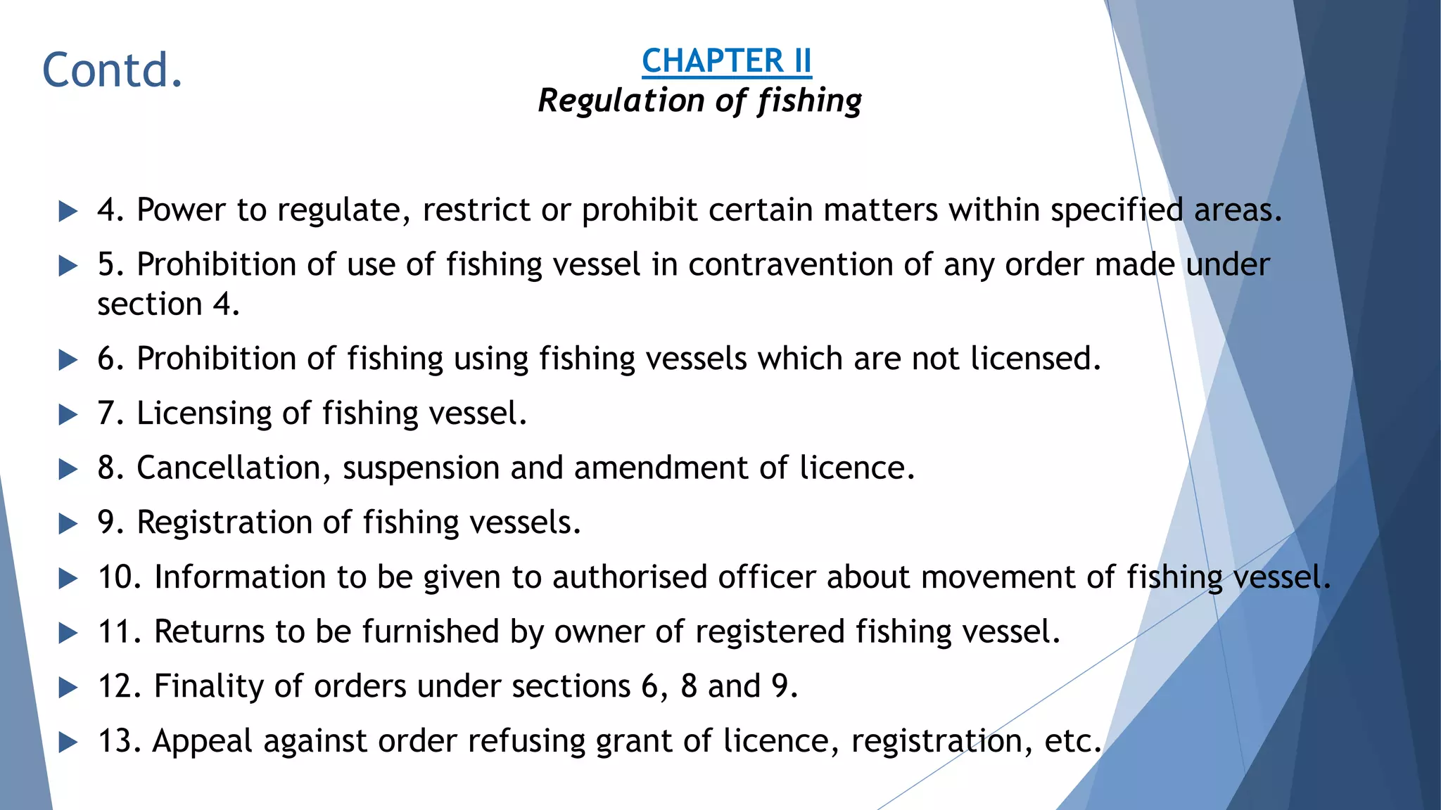 WEST BENGAL MARINE FISHERIES REGULATION | PPTX