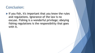 WEST BENGAL MARINE FISHERIES REGULATION | PPTX