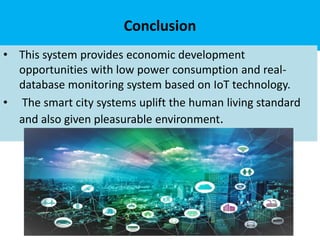 Internet of Things Smart City ppt Centurion University of Technology ...