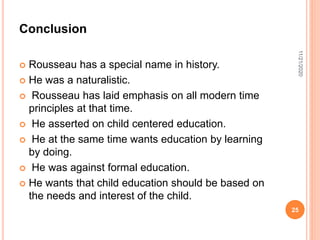 Rousseau | PPTX