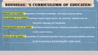 JEAN JACQUES ROUSSEAU'S PHILOSOPHY OF EDUCATION | PPTX