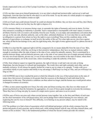 Rousseau Reading - On the Social Contract | DOC | Law