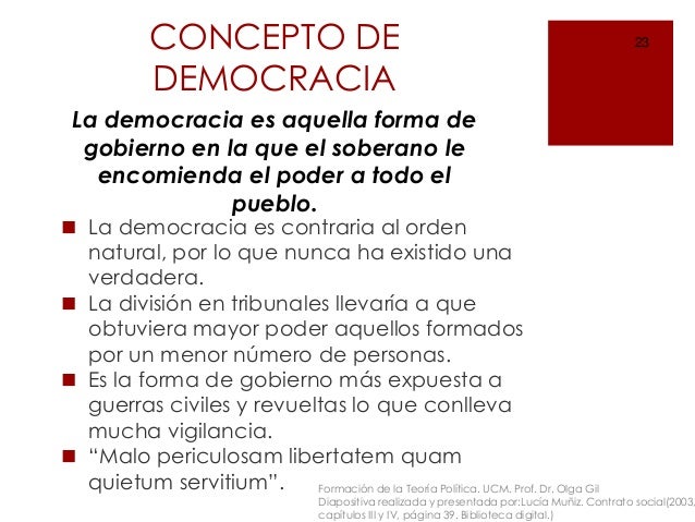 Definicion De Democracia