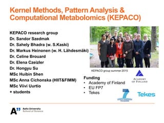 Kernel-based machine learning methods | PPTX