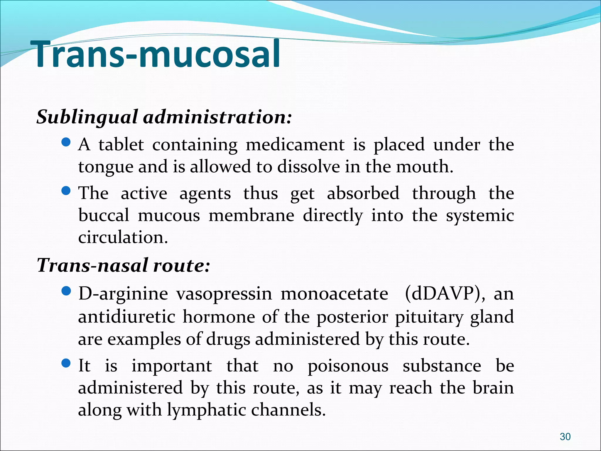 Route of drug administration | PPT