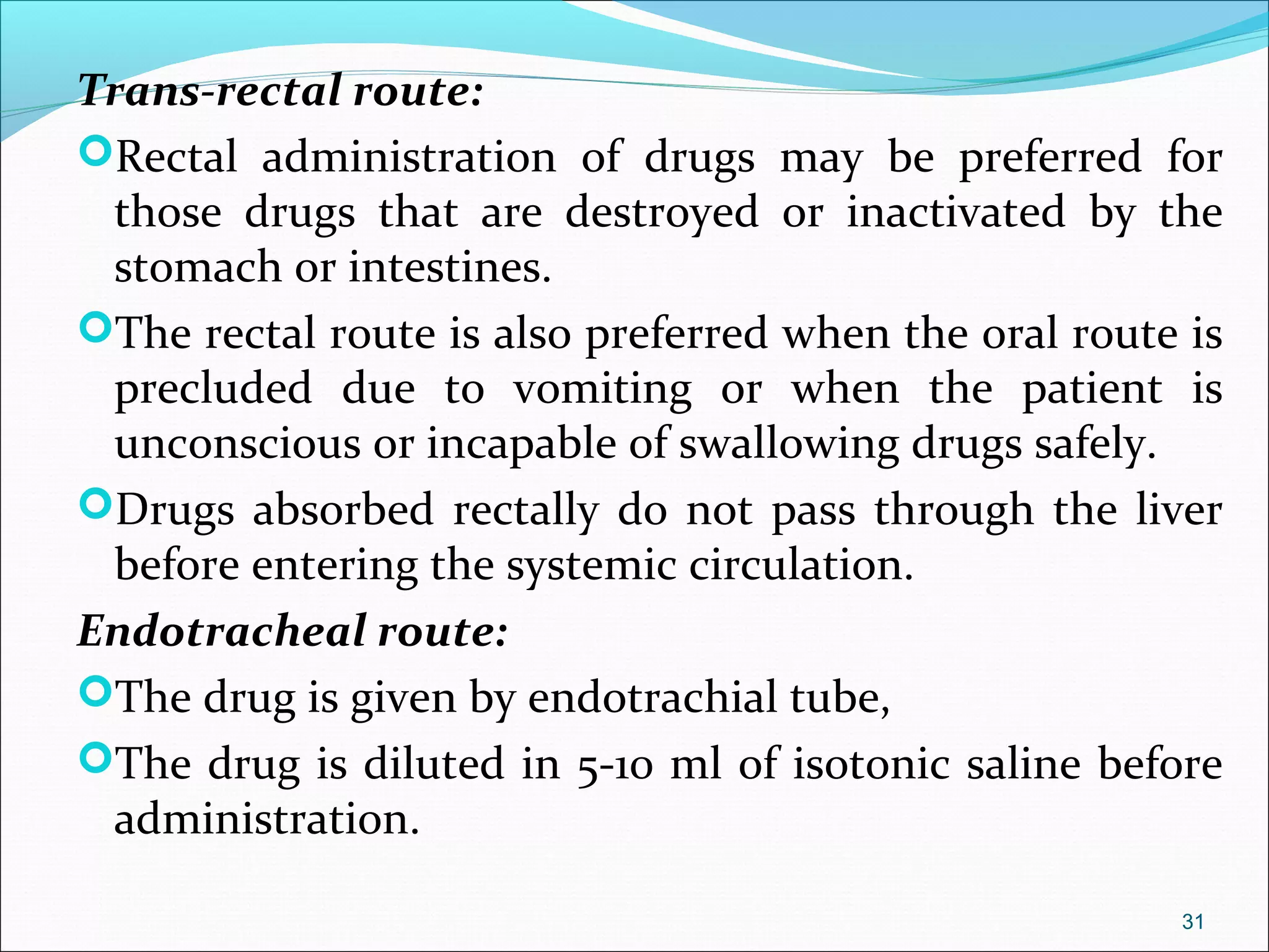 Route of drug administration | PPT