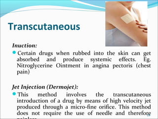 Route of drug administration | PPT