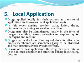 Route of drug administration | PPT