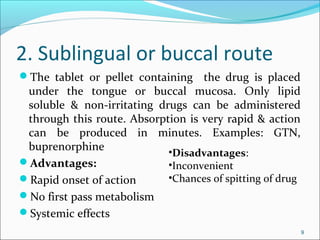 Route of drug administration | PPT | Digestive Disorders | Diseases and ...