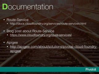 Route service-pcf-techmeetup | PDF
