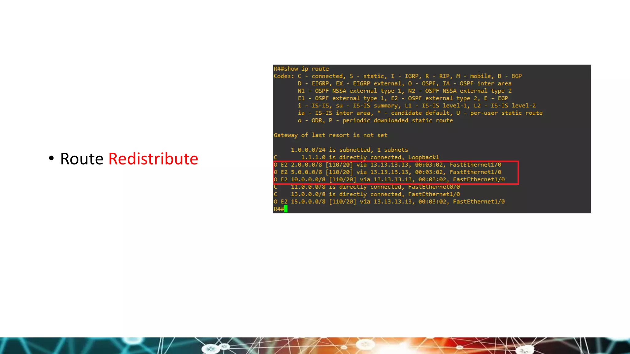 Route tags with OSPF | PPTX