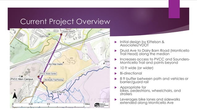 Route 20 Shared Use Path - Albemarle/Charlottesville | PPT