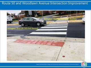 Route 50 at Woodlawn Ave Intersection Improvements | PPTX