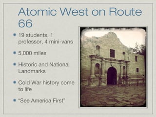 Route66ppt | PPT | North America Travel | Travel Locations