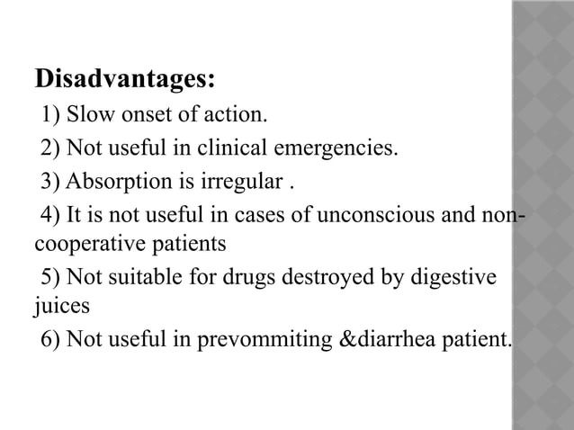 ROUTE OF ADMINISTRATION OF DRUGS | PPT