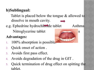 ROUTE OF ADMINISTRATION OF DRUGS | PPT