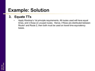 Route Choice (Transportation Engineering) | PPT
