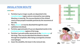Various routes of exposure of toxicant | PPTX