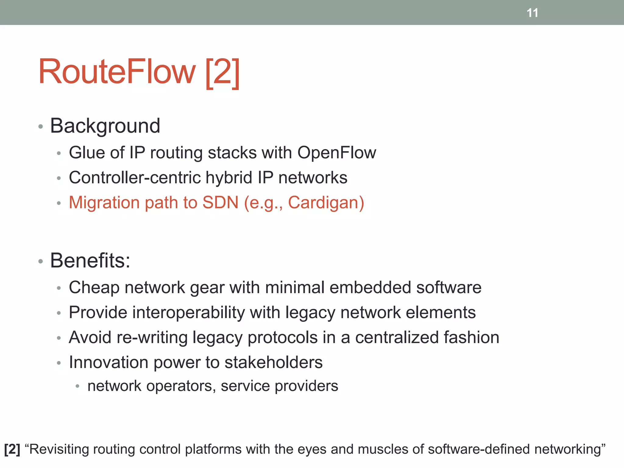 RouteFlow & IXPs | PDF