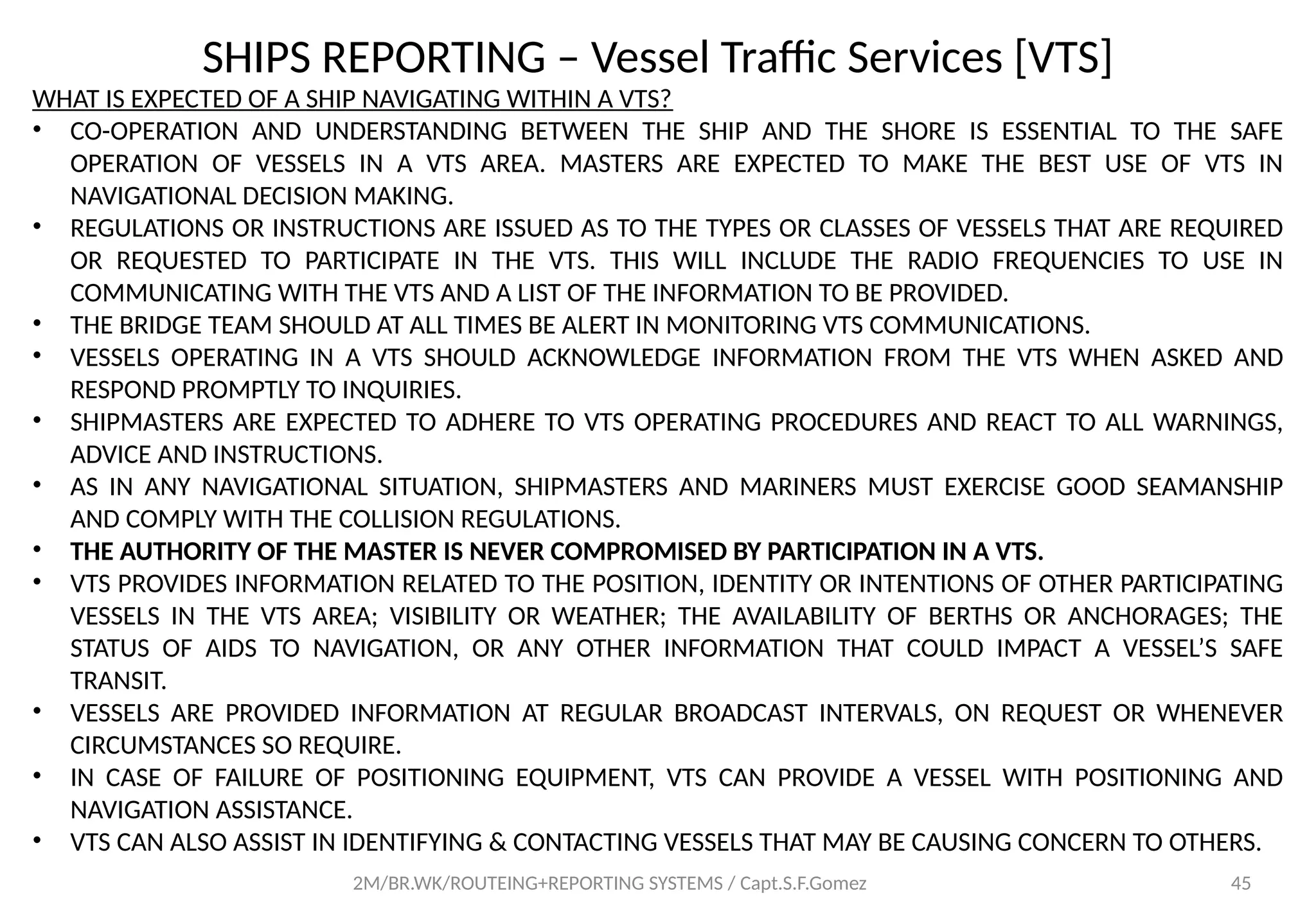 Routeing & Reporting Bridge Navigation.pptx