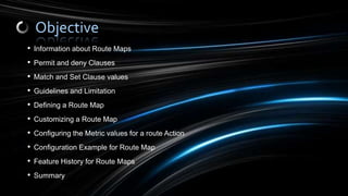 Route maps | PPTX