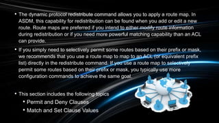 Route maps | PPT