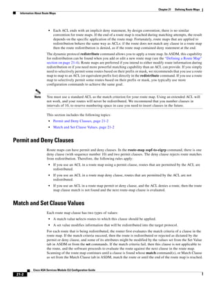 Cisco Route Maps | PDF