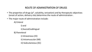 Route of administation | PPT