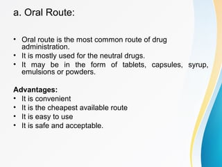 Route of administration of drug | PPT