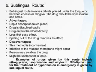 Route of administration of drug | PPT
