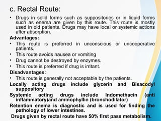 Route of administration of drug | PPT