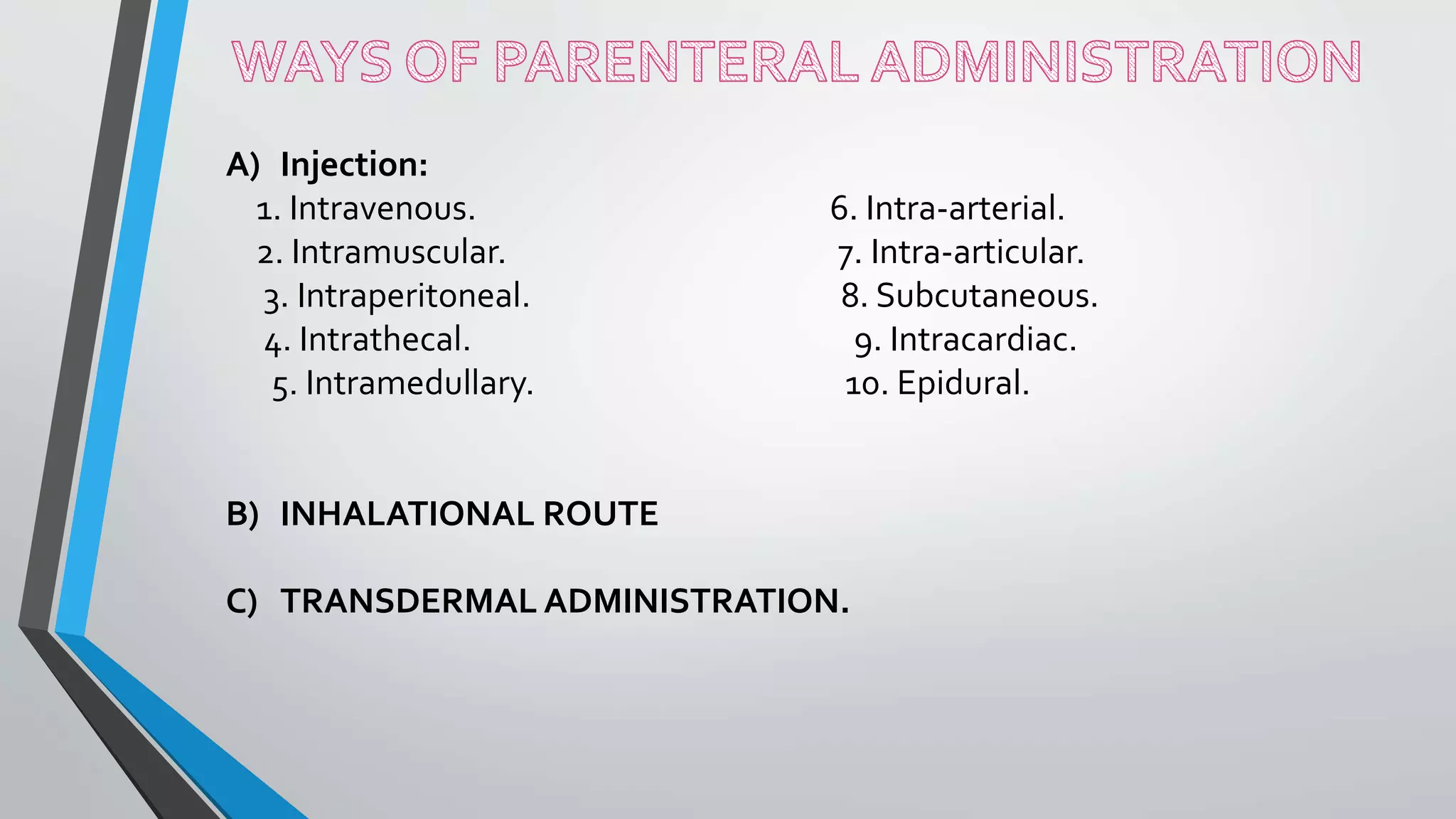 Route of administration | PPTX