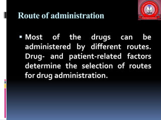 route of administration.pptx | Skin and Dermatology | Diseases and ...