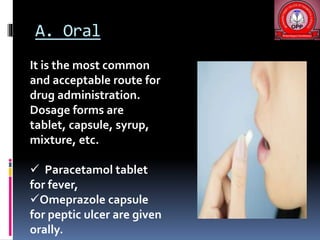 route of administration.pptx | Skin and Dermatology | Diseases and ...