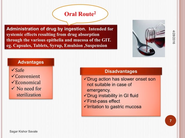 Route of administration and implication on bioavailability | PPTX ...