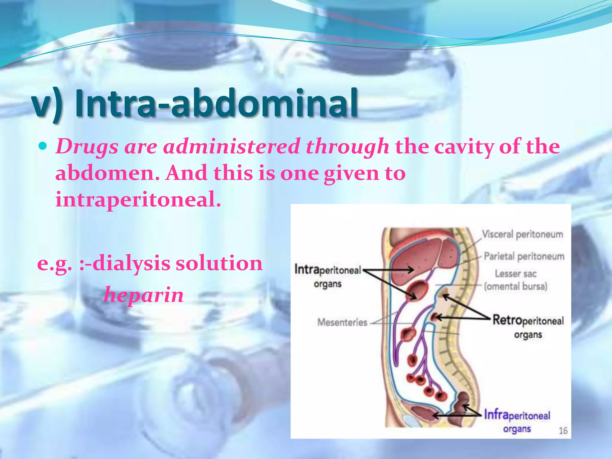 parenteral route of drug administration | PPTX