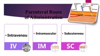 Route of administration of biotech product Parenteral route mentioning ...
