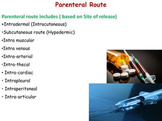 Route of administration of drug | PPTX