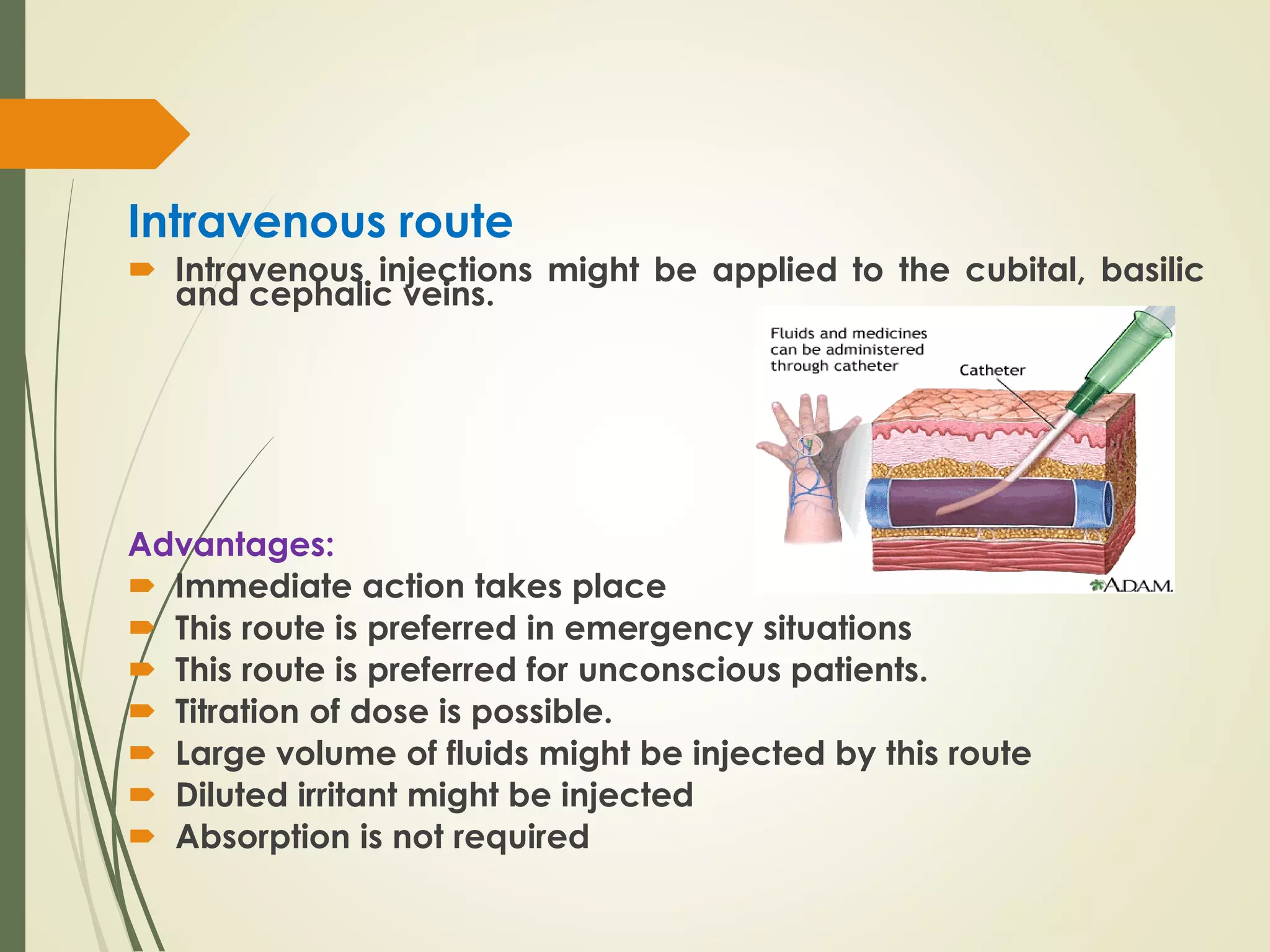 Route of administration of drugs | PDF