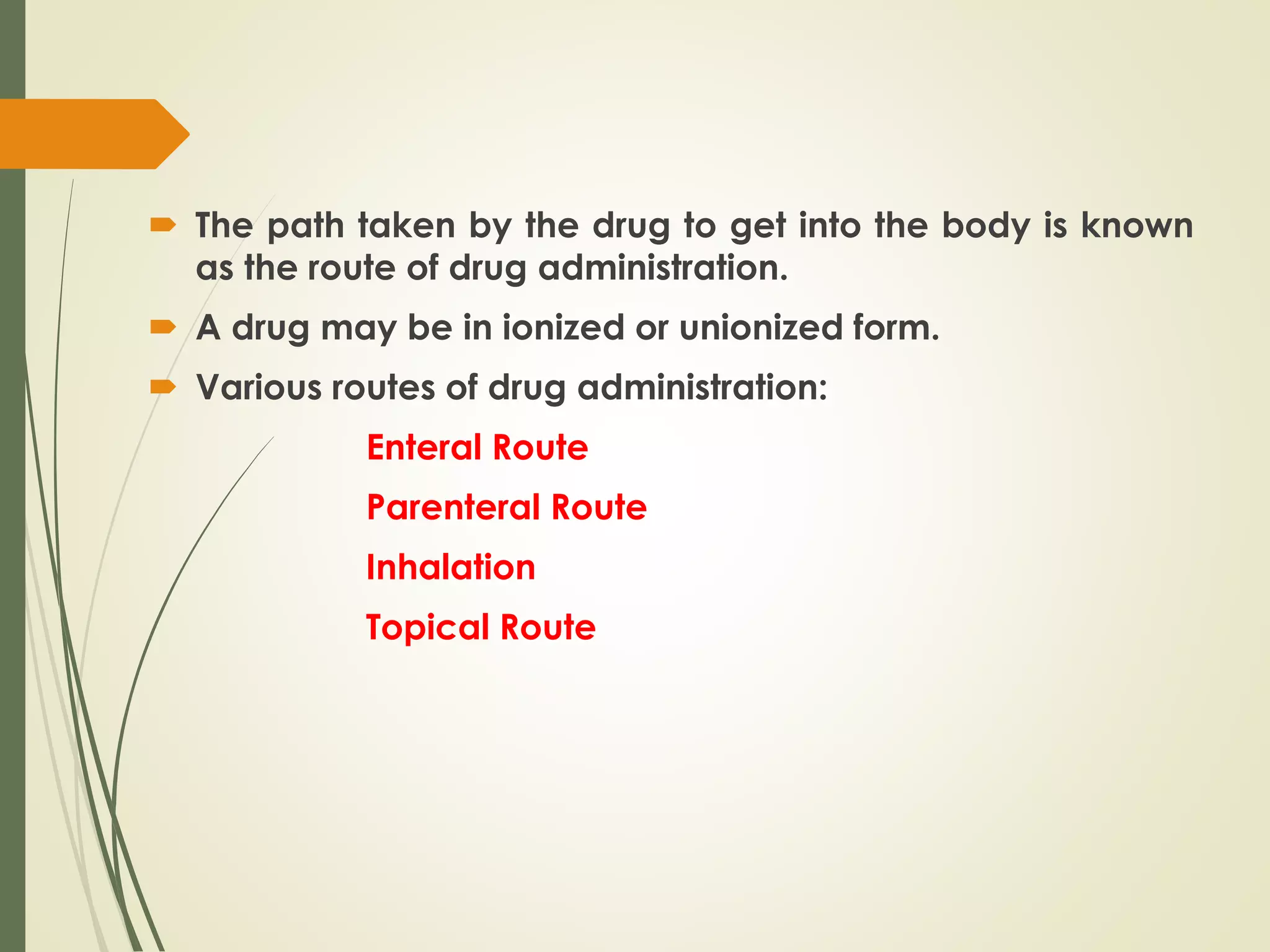 Route of administration of drugs | PDF
