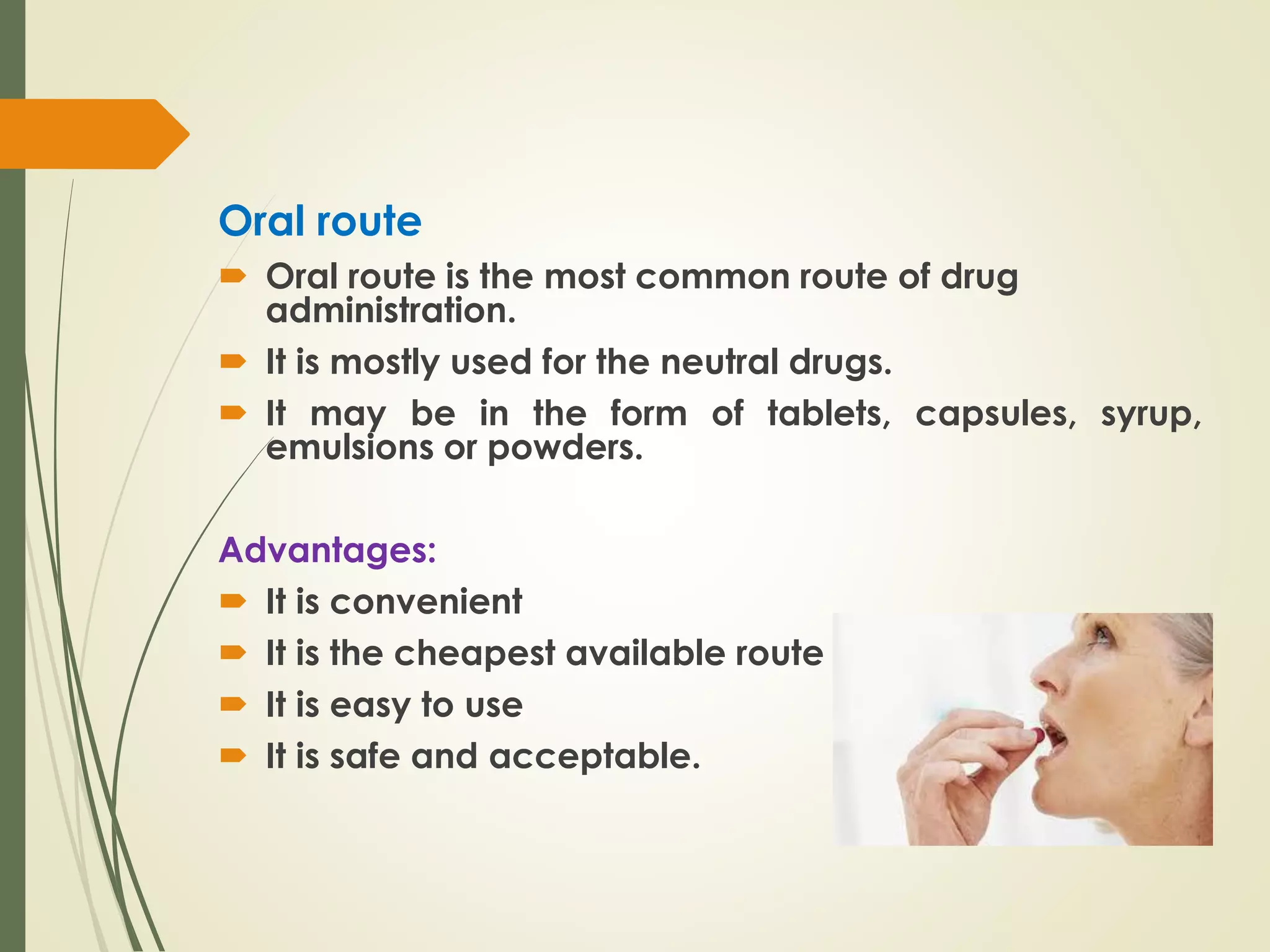 Route of administration of drugs | PDF