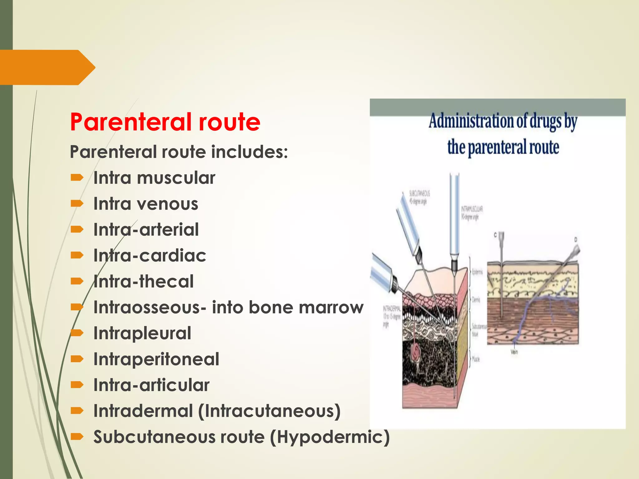 Route of administration of drugs | PDF