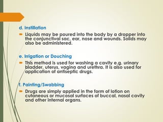 Route of administration of drugs | PPT