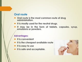 Route of administration of drugs | PPT