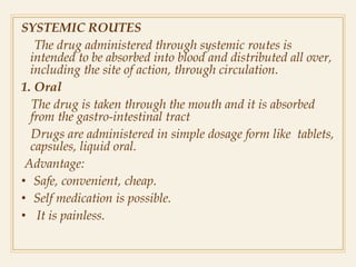 ROUT OF DRUG ADMINISTRATION : AYURVEDA METHODS | PPTX