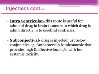 Route of drug administration-An overview | PPTX